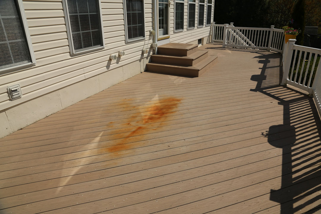 deck rust stain removal - DeckMax